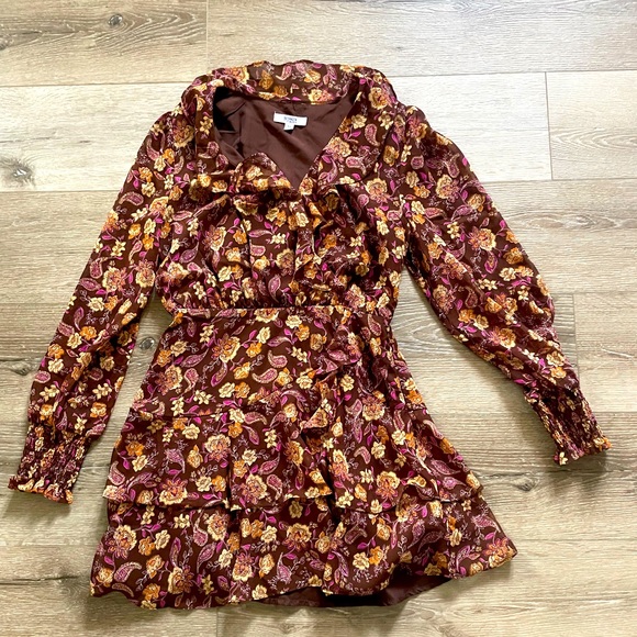 BB Dakota | Dresses | Bb Dakota Steve Madden Cute Fall Paisley Dress ...